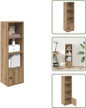 vidaXL The Living Store B&uuml;cherregal Artisan-Eiche 31x24x102 cm Holzwerkstoff - B&uuml;cherregal Holz