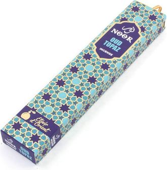 Ancient Wisdom Fragrancia Noor Oud Topas Räucherstäbchen, 1 x 15 g Box