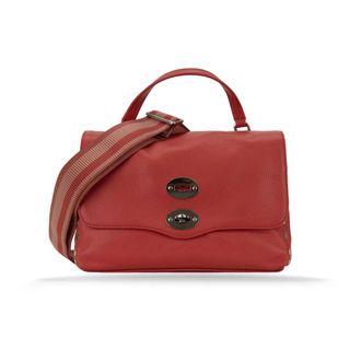Zanellato Strukturierte Leder Damen Schultertasche - - Bags - Damen - Rot - ONE SIZE