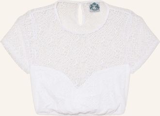 Hammerschmid Hammerschmid Dirndlbluse Dorle Aus Spitze weiss