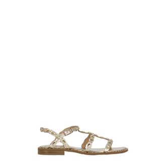 Ash Ash, Femme, Chaussures, Jaune, Taille: 40 EU Sandale &agrave; bride cheville clout&eacute;e m&eacute;tallique Phanny