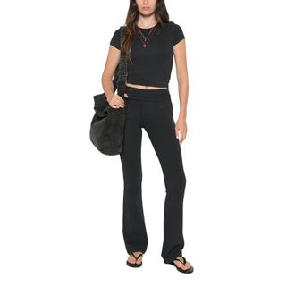 Sporty & Rich T-shirt - Femme - Tops - Noir - Taille: 42 FR