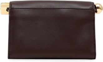 Jacquemus Roll-Top Leather Clutch - Brown