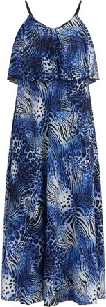 Faina Maxikleid mit Animal-Print Damen K&Ouml;NIGSBLAU