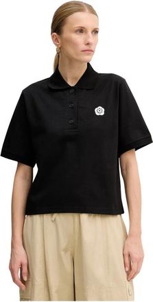 Kenzo Femme, Tops, Noir, Taille: 36 FR Polo Chemises