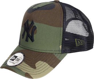 New Era Camo Team Trucker Adjustable Cap NY Yankees Camouflage, Size:ONE Size