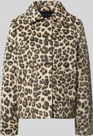 Tom Tailor Regular Fit Webpelzjacke mit Woll-Anteil