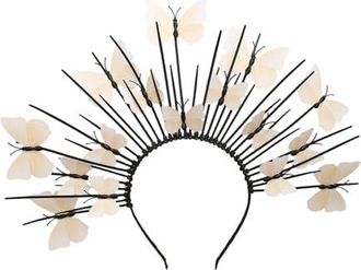 Generic CAZSTYK Pince &agrave; cheveux en forme de papillon &eacute;lastique et confortable pour les enfants lors de f&ecirc;tes, choix de couleurs, bande de jeu de r&ocirc;le