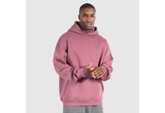 Smilodox Hoodie Dawson, Hochwertiger Kapuzenpullover im Oversize Fit, Sweatshirt Sweater L&auml;ssig K&auml;ngerutasche Metallabel hoher Baumwollanteil