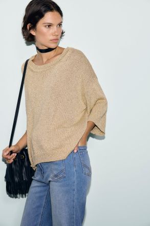 Gerard Darel Pull ample en lurex - ROELLA - Or