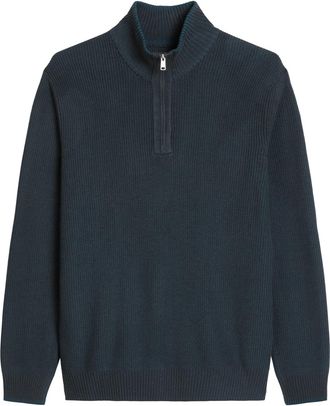 Marc O'Polo Troyer Regular aus softem Baumwolle-Schurwolle-Mix XXL, dunkelblau