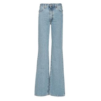 The Attico Lange Jeans mit Waschung - - Jeans - Damen - Blau - W28