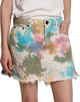 One Teaspoon Femme, Jupes, Multicolore, Taille: W23 Tie Dye Vanguard Skirt