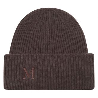 Max Mara Bonnet Retina - Femme - Accessoires - Brun - Taille: ONE Size