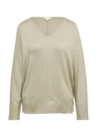 s.Oliver Langarmshirt in Feinstrick Optik