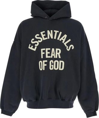 Fear of God Homme, Sweatshirts et sweats &agrave; capuche, Noir, Taille: XS Campus 90s Sweat &agrave; capuche