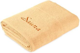 FROTTANA frottana Pearl Saunatuch 80 x 200 cm aus 100% Baumwolle, maize