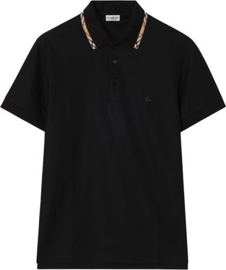 Burberry Homme, Tops, Noir, Taille: XS Ryan Polo