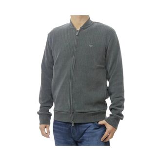 Emporio Armani Herren, Strickwaren, Grau, MGr&ouml;&szlig;e