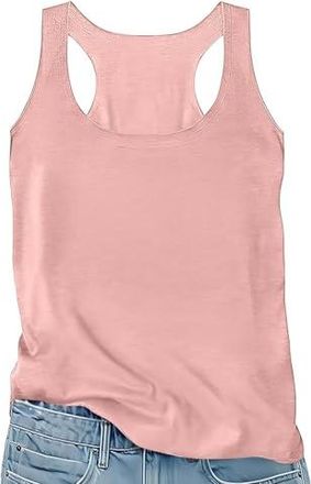 Generic Debardeur Femme Chic et &eacute;l&eacute;gant Chemisier sans Manche Imprim&eacute; D&eacute;bardeur Crop Top Ete Haut Chic et Elegant Caraco Vetement Femme Tee Shirt sans Manche 