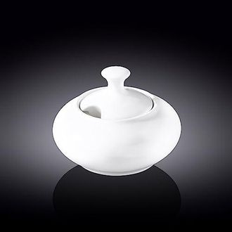 Wilmax England Wilmax WL-995030/1C Porzellan Zuckerschüssel, Weiss, 550mL Kapazität