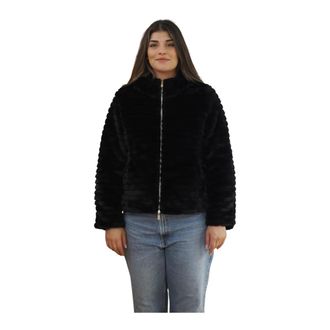 Ciesse Piumini Femme, Vestes, Noir, Taille: 42 FR Veste dhiver réversible avec capuche