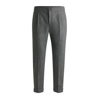 HUGO BOSS Elegante Hose - - Trousers - Herren - Grau - L