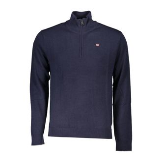 Napapijri Rollkragenpullover - - Knitwear - Herren - Blau - L