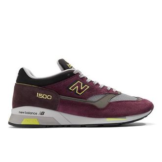 New Balance Unisexe Made in UK 1500 -Winter flare en Mauve/Marron/Vert/Gris, Su&egrave;de/Mesh, Taille 40.5 Large