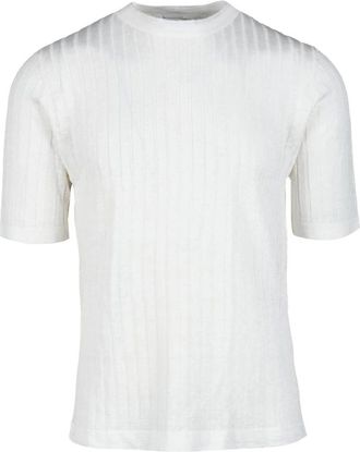 Eleventy Homme, Tops, Blanc, Taille: M Maglia