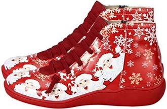 Holibanna Courtes De No&euml;l Pour Femmes Chaussures D&eacute;contract&eacute;es Mode Pour Automne Et Hiver Pour F&ecirc;tes Et Quotidien