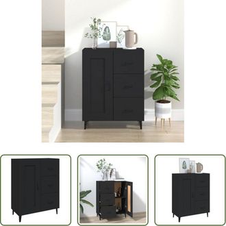 vidaXL vidaXL Schrank - Sideboard Schwarz 69,5x34x90 cm Holzwerkstoff