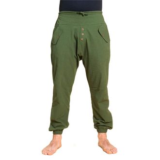 Panasiam Yogipants 01, Cotton, Olivegreen, XXL