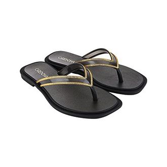 Grendha Caju Rast AD pour femme, Noir, 35.5 EU Étroit