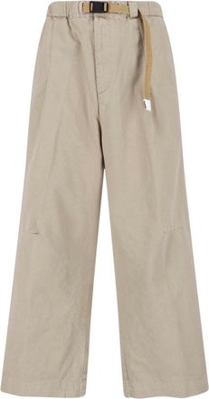 White Sand Pants With Belt