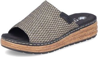 Rieker Mules pour femme 62768, Multi 90, 37 EU Large