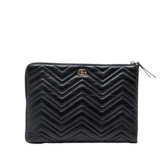 Gucci Pre-owned Quilted Clutch - - Pre-owned - Damen - Schwarzk - ONE SIZE