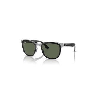 Ray-Ban Clyde Sonnenbrillen Schwarz Fassung Gr&uuml;n Glas 53-22
