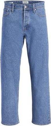 Jack & Jones JJIEDDIE Jjoriginal SQ 735 Jeans, Bleu Denim, 33W / 34L Homme