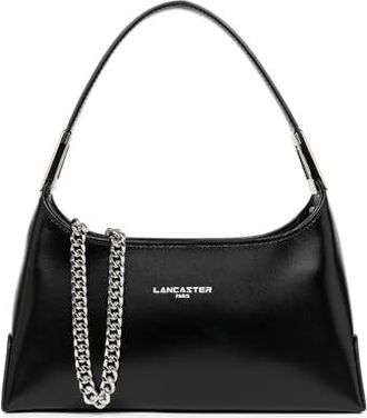 Lancaster Sac porte epaule en cuir Ref 60709 Noir
