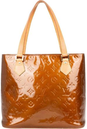 Louis Vuitton Crossbody Bags - Louis Vuitton Vernis Monogram Houston Handbag - Gr. unisize - in Braun - f&uuml;r Damen
