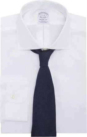 Brooks Brothers Regular Fit B&uuml;gelfreies Hemd mit Haifischkragen - - Shirts - Herren - Wei&szlig; - 3XL