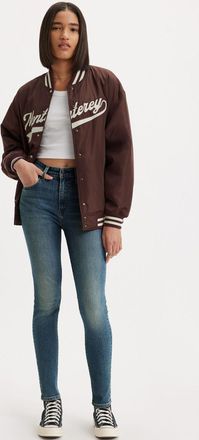 Levi's Skinny-fit-Jeans LEVIS 721 HIGH RISE SKINNY, Damen, Gr. 27, L&auml;nge 28, blau (tore it up no dx t2), Denim/Jeans, Obermaterial: 60% Baumwolle, 23% Viskos