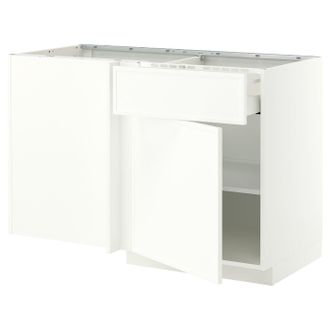 IKEA METOD / MAXIMERA Eckunterschrank mit Schublade+Boden