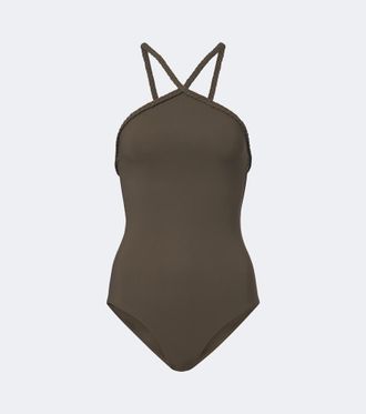 Bottega Veneta Maillot de bain &agrave; finitions tress&eacute;es