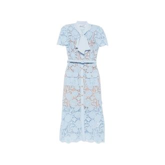 Self Portrait Femme, Robes, Bleu, Taille: 34 FR Midi Robes