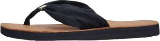 Tommy Hilfiger Elevated Beach Teenslippers Dunkelblau Textil - - Shoes - Damen - Blau - 37 EU