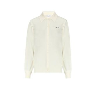 Miu Miu Cardigan in Weiß