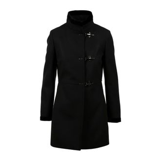 Fay Femme, Manteaux, Noir, Taille: 38 FR Virginia Coat