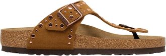 Birkenstock Femme, Chaussures, Brun, Taille: 41 EU Gizeh Rivet